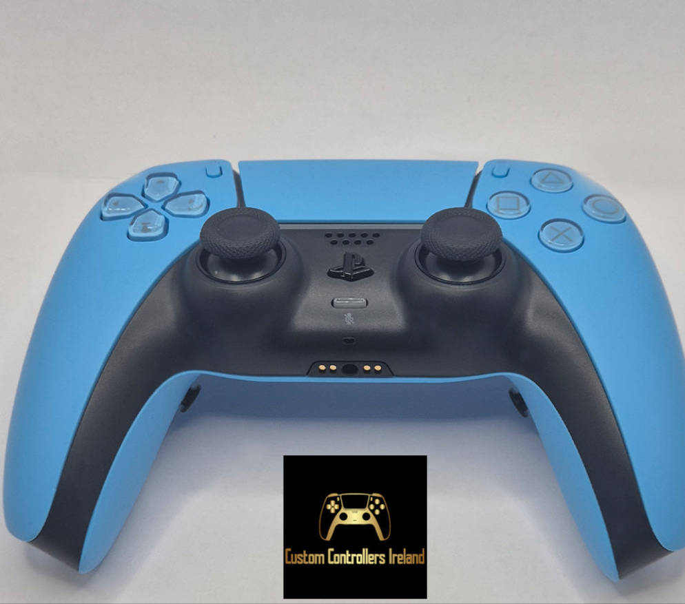 Baby Blue Combat Custom PS5 Controller – Custom Controllers Ireland