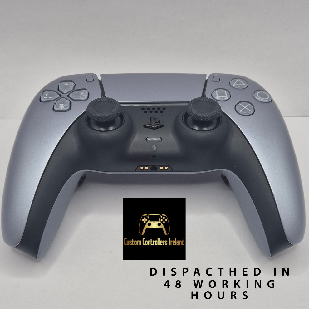 Silver Combat Custom PS5 Controller – Custom Controllers Ireland